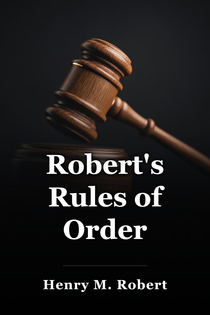 Robert's Rules of Order book cover