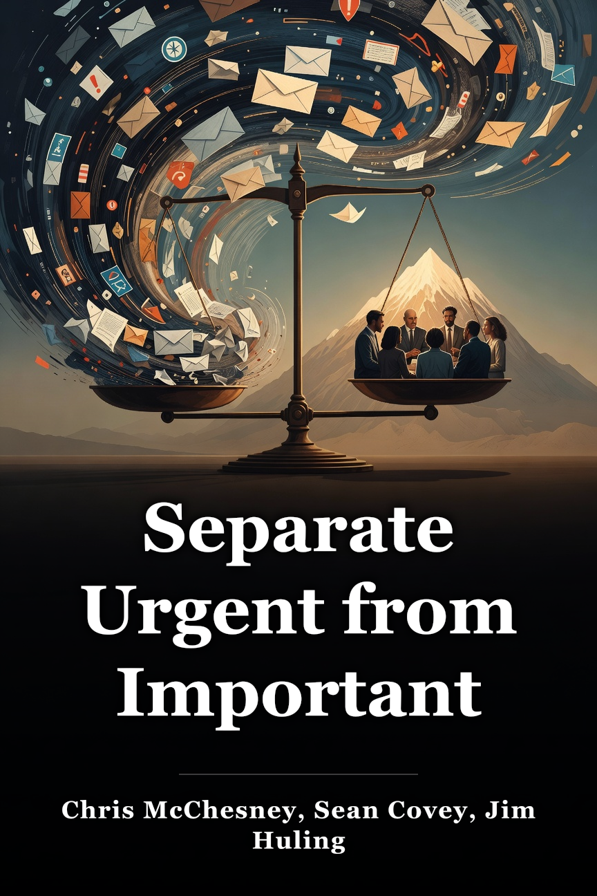 Separate Urgent from Important book cover