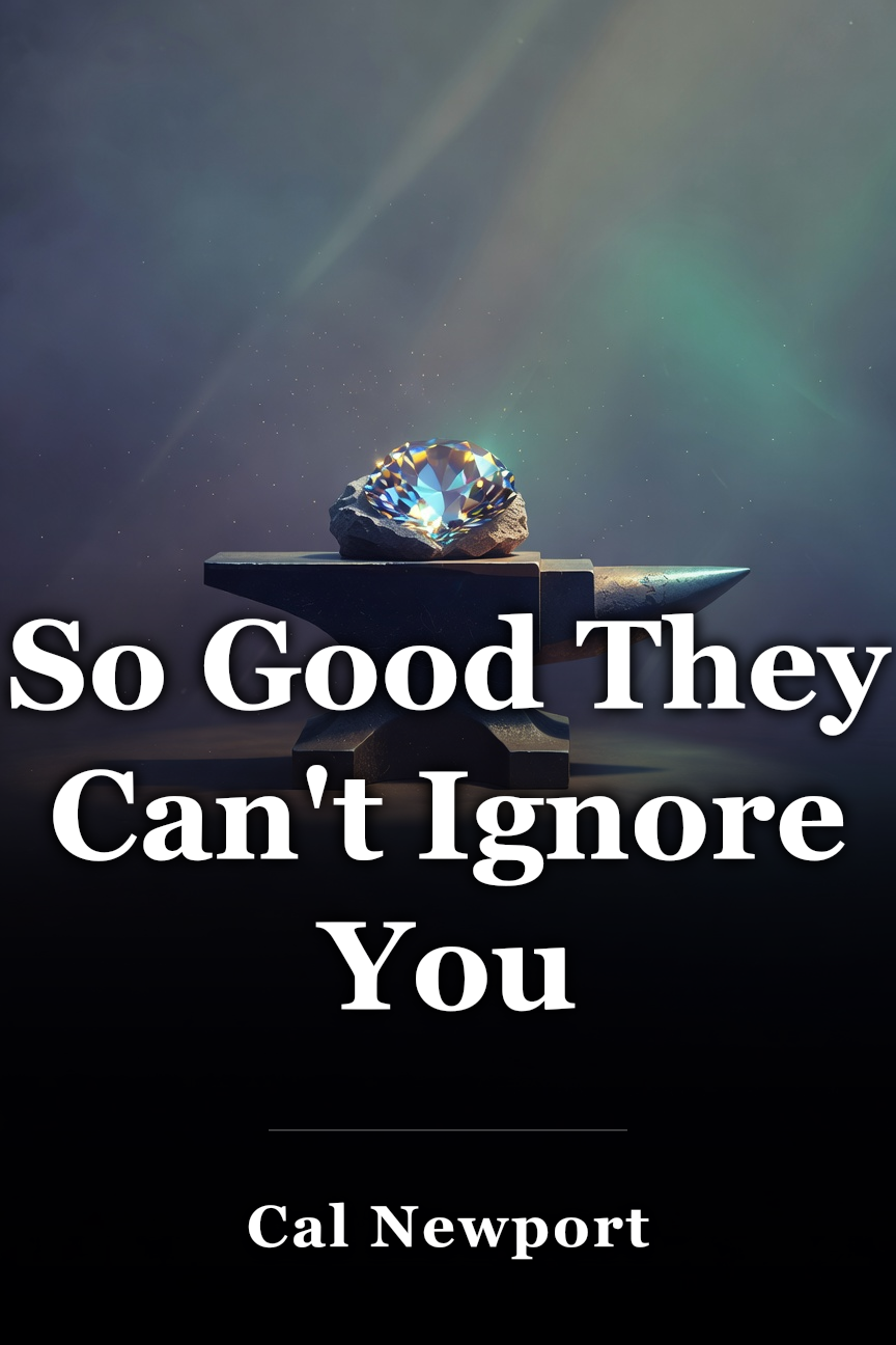 So Good They Can't Ignore You book cover