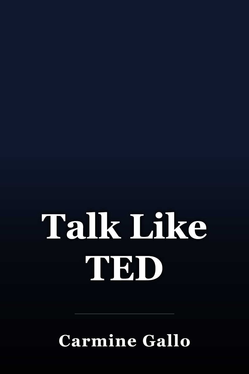 Talk Like TED book cover