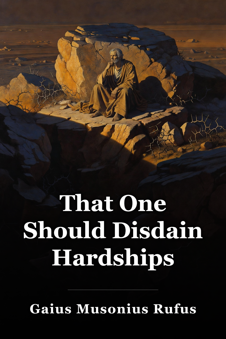 That One Should Disdain Hardships book cover