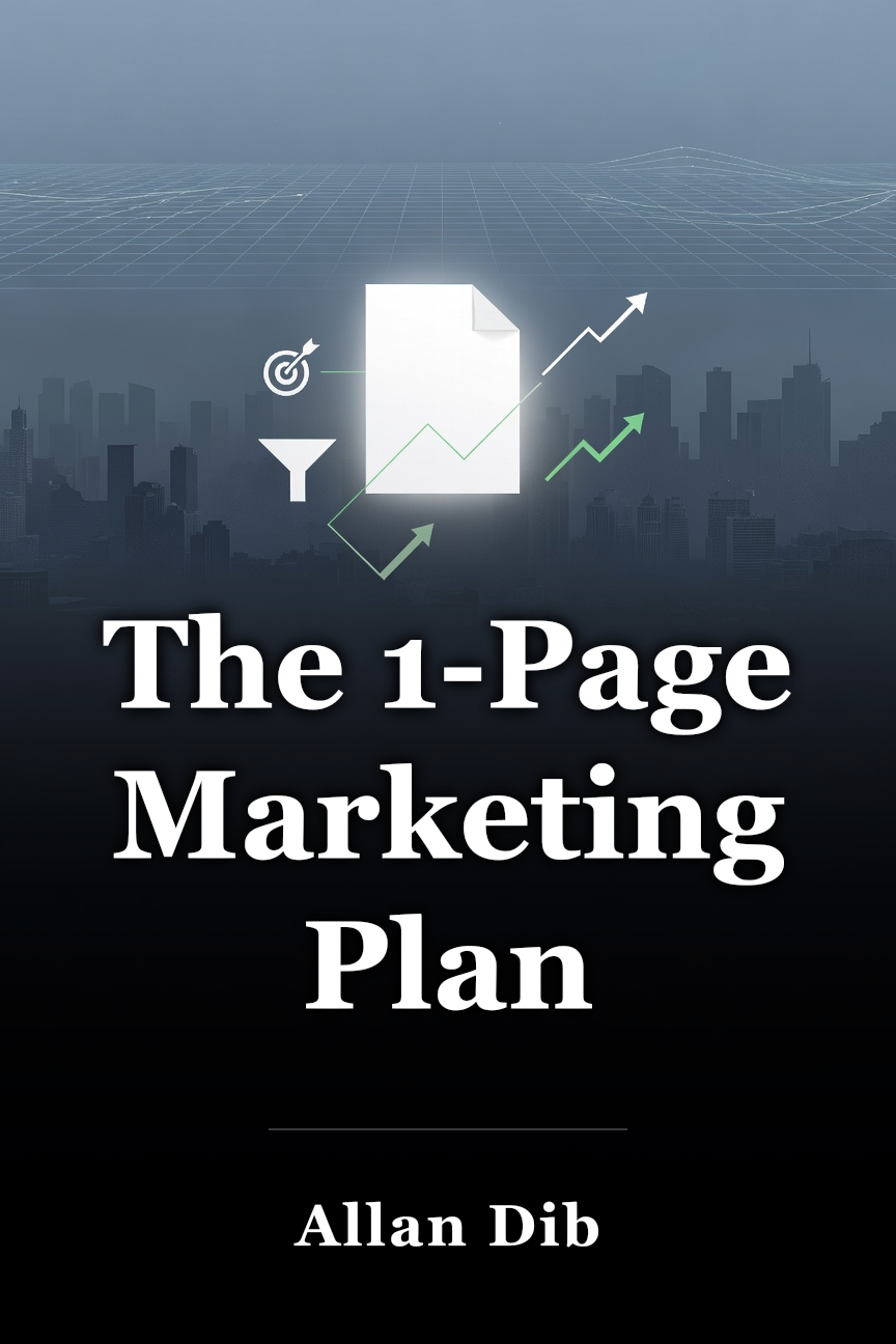 The 1-Page Marketing Plan book cover