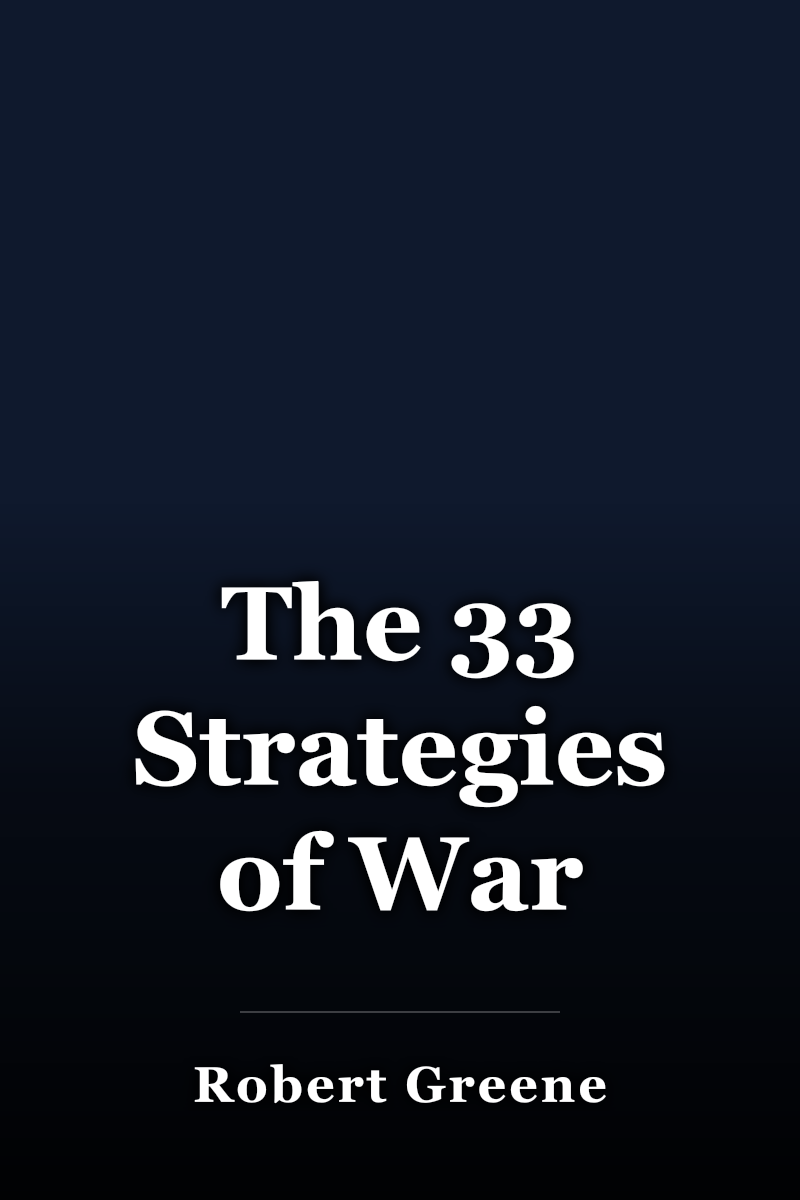 The 33 Strategies of War book cover
