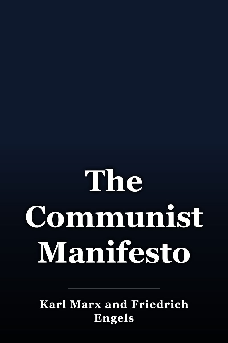 The Communist Manifesto book cover