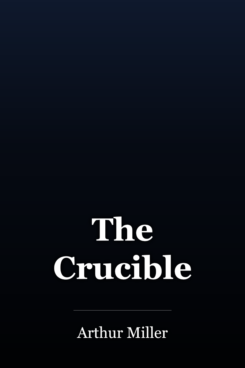 The Crucible book cover