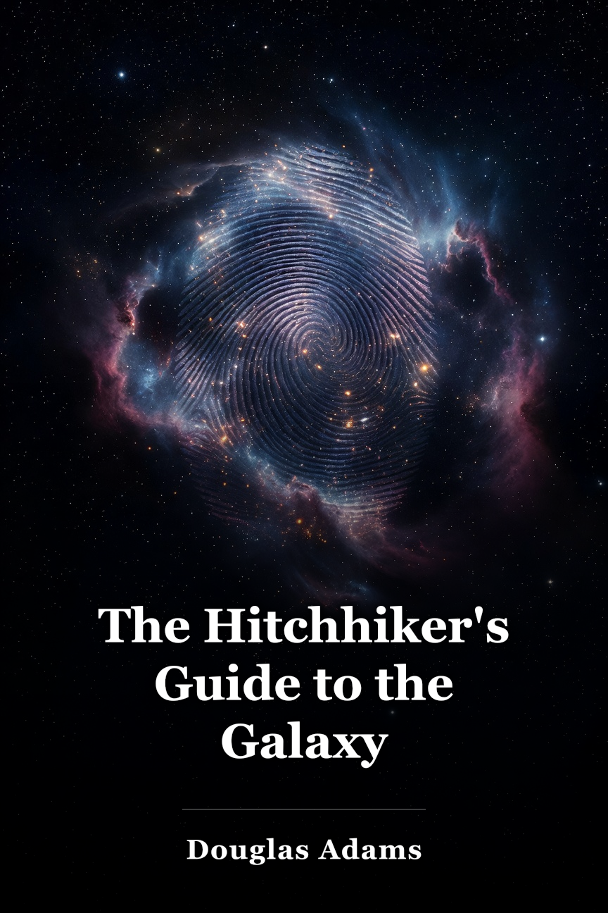 The Hitchhiker's Guide to the Galaxy book cover