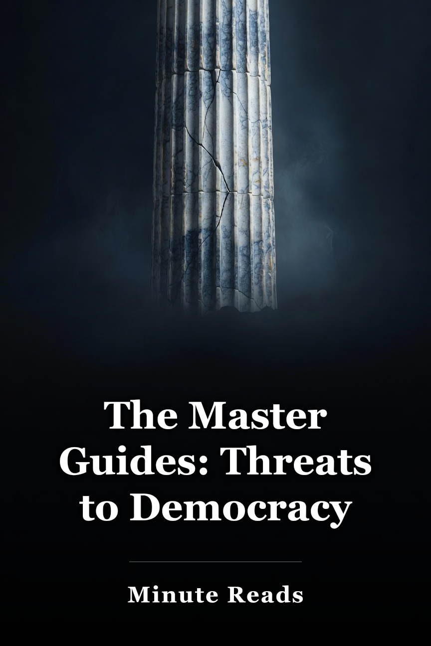 The Master Guides: Threats to Democracy book cover