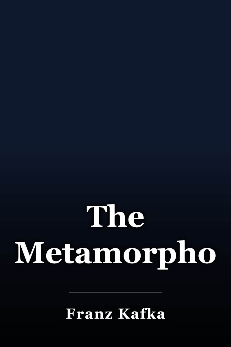 The Metamorphosis book cover