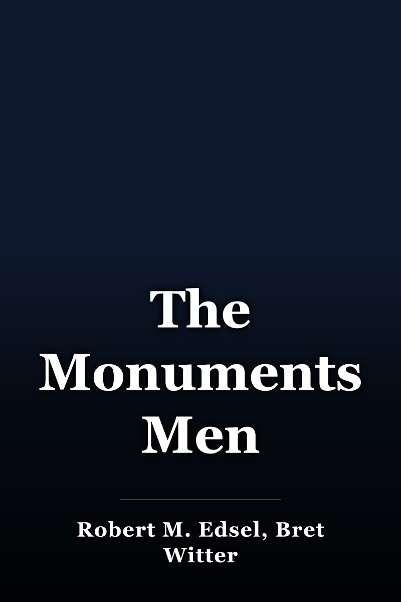 The Monuments Men book cover