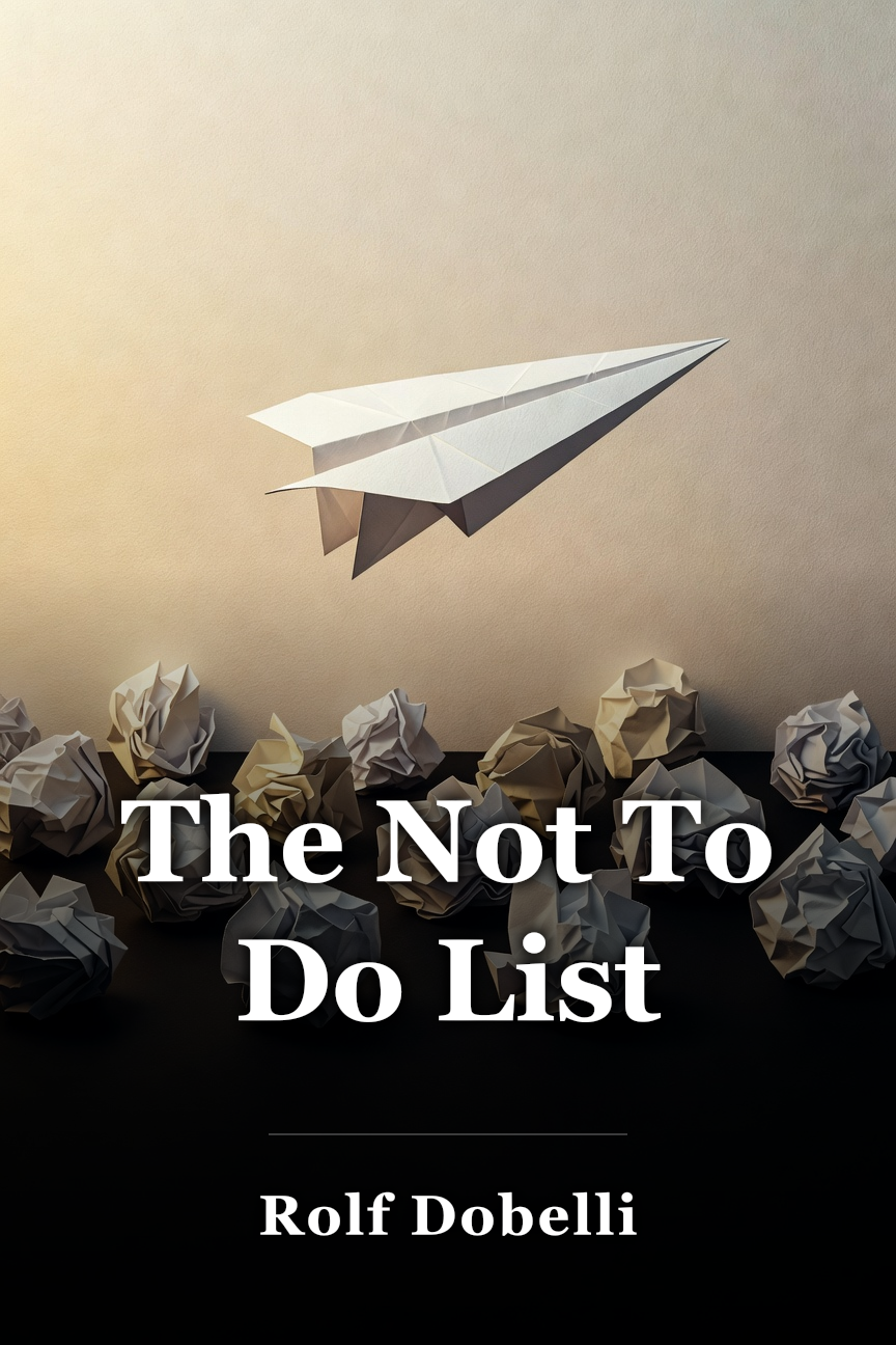 The Not To Do List book cover