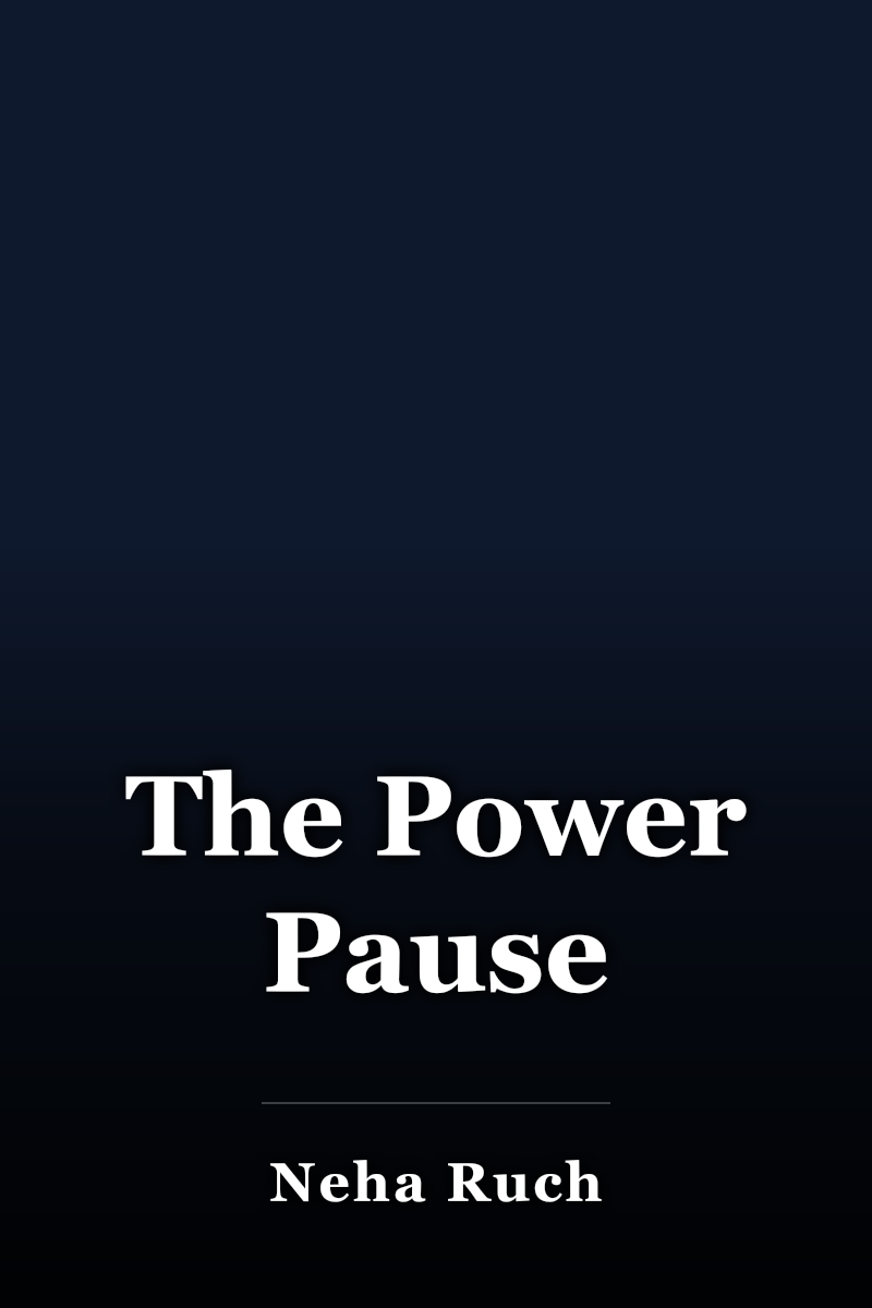 The Power Pause book cover