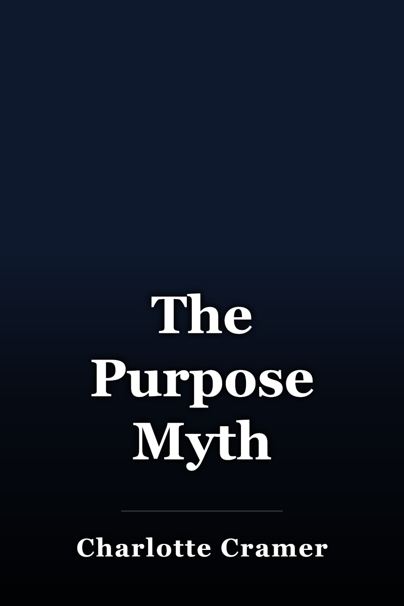 The Purpose Myth book cover