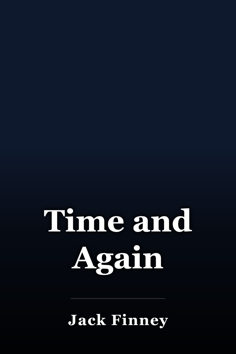 Time and Again book cover