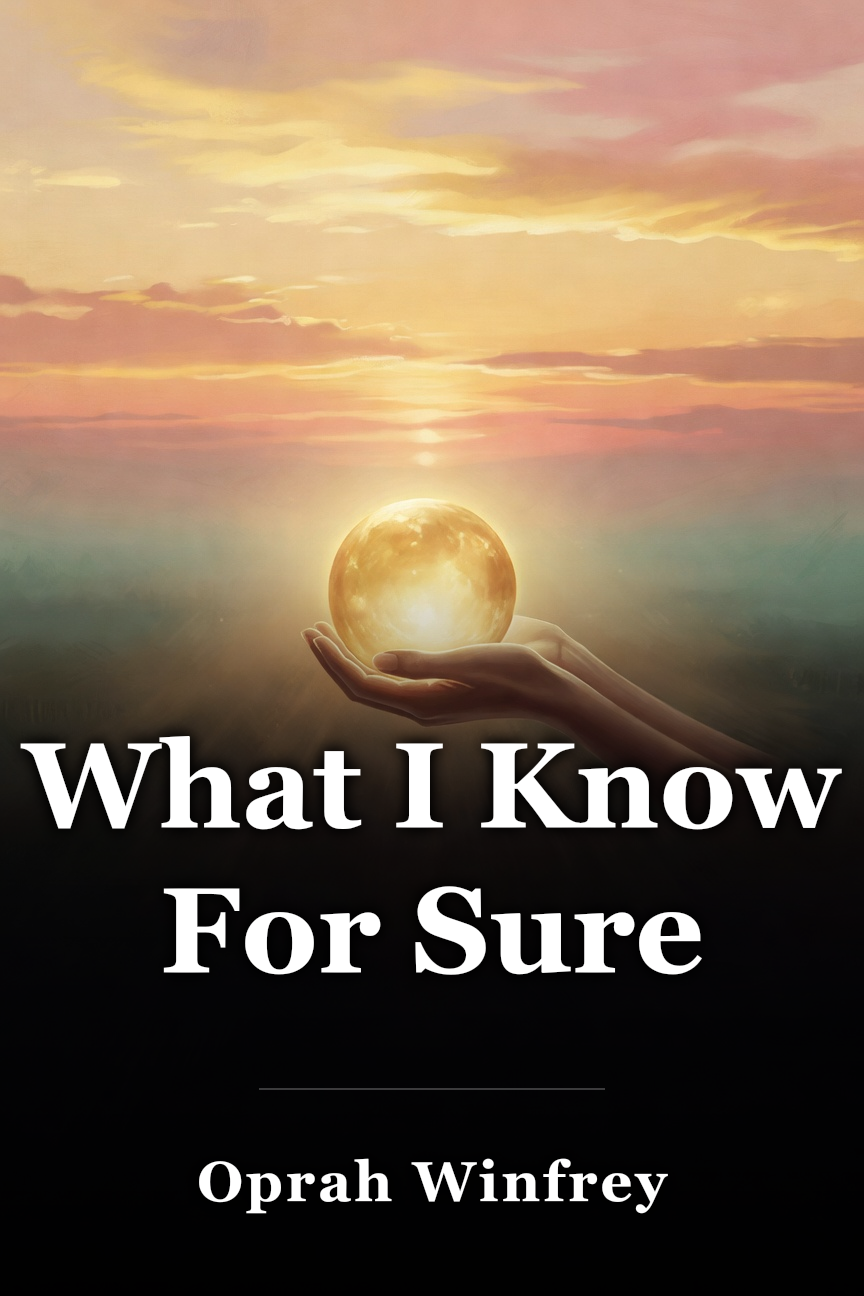 What I Know For Sure book cover