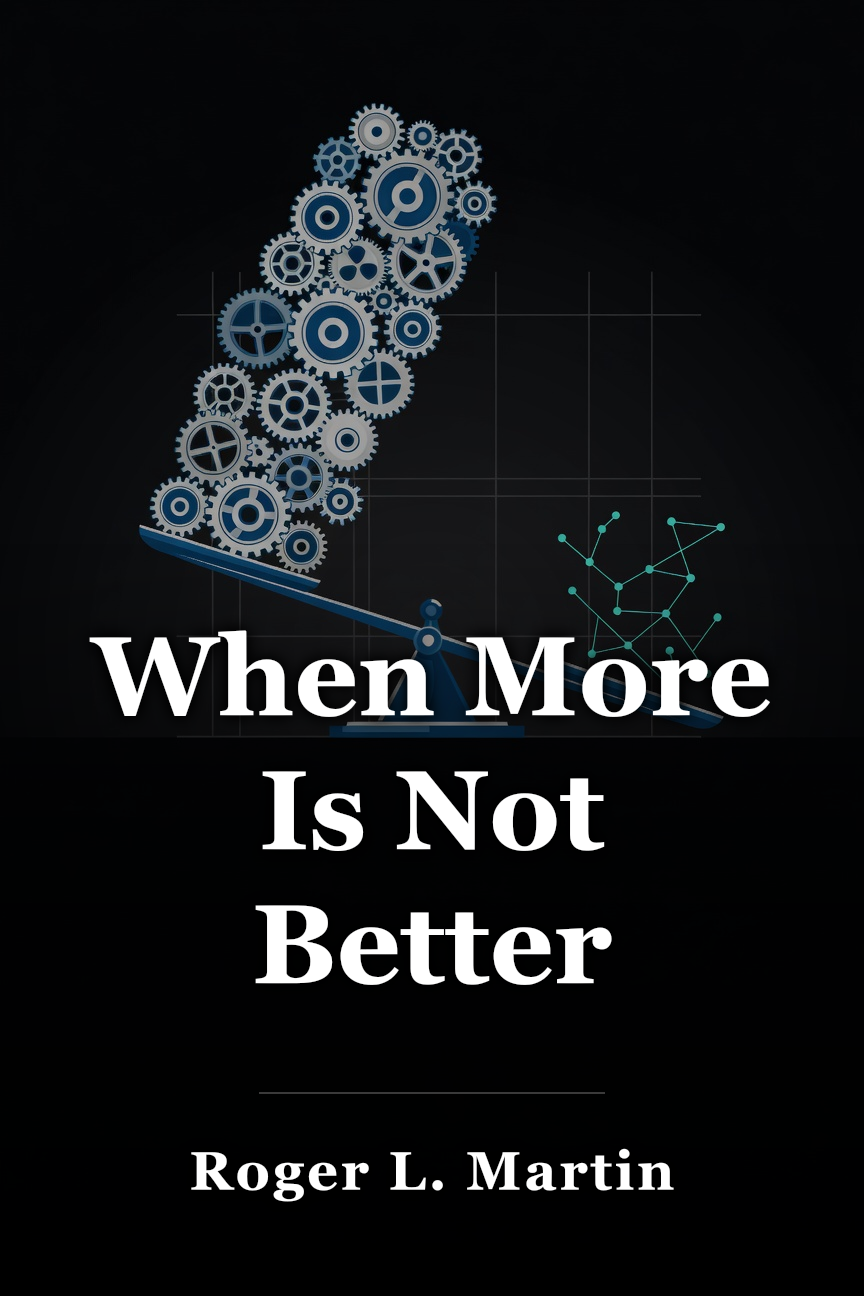 When More Is Not Better book cover