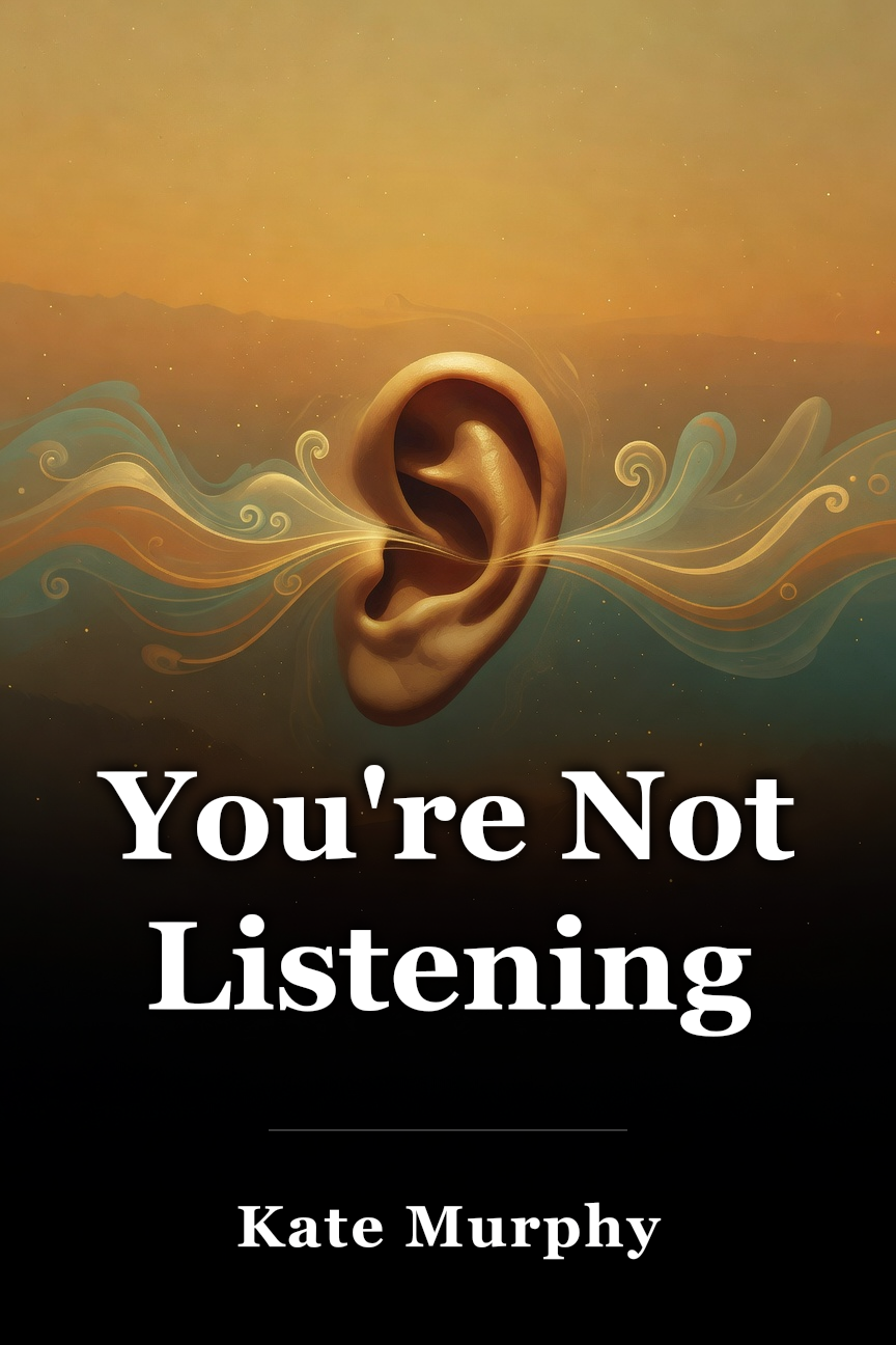 You're Not Listening book cover
