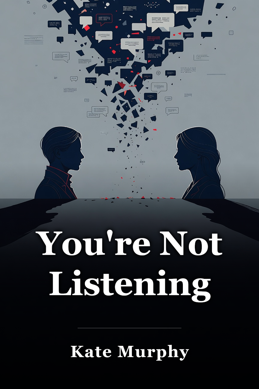 You're Not Listening book cover